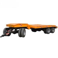 China Hydraulic Ramp System Low Bed Draw Bar Full Trailer For Sale for sale