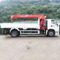 China Versatile Cargo Truck Mounted Crane Efficient Lifting Transport Stability For Construction Logistics Powerful Jib Cranes for sale