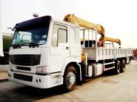 China Versatile Cargo Truck Mounted Crane Efficient Lifting Transport Stability For Construction Logistics Powerful Jib Cranes for sale