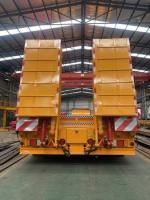 China Customizable Steel Three And Four Axis CIMC Lowbed Semi-Trailer Truck Trailers for sale
