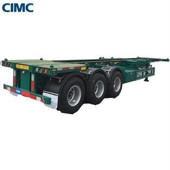 China 3 Axles High Quality Heavy Load Capacity Trailer Skeleton Parts Container Transportation for sale