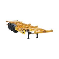 China 3 Axles Heavy Load Capacity Trailer Skeleton Parts Container Transportation for sale