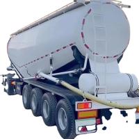 China CIMC Latest Design Of High-strength Three-axis Cement Bulk Powder Tank Trailer for sale