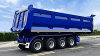 China Africa Heavy-Duty Dump Truck Semi Trailer Engineered For Efficient Transportation And Unloading Of Bulk Materials And Waste for sale