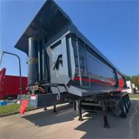 China Truck Trailer 3 Axle 4 Axle Tipping Tipper Rear Dump Truck Semi Trailer For Construction for sale