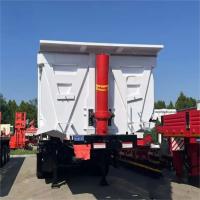 China Truck Trailer 3 Axle 4 Axle Tipping Tipper Rear Dump Truck Semi Trailer For Construction for sale