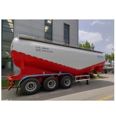China 3 Axle 45cbm Semi-Trailer Bulk Cement Trailer Powder Semi Trailer for sale