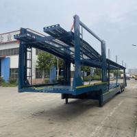 China 3 Axles Double Floor Auto Hauler Transport For SUV/ORV/CUV/MPV Semi Truck Trailer for sale
