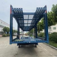 China 3 Axles Double Floor Auto Hauler Transport For SUV/ORV/CUV/MPV Semi Truck Trailer for sale