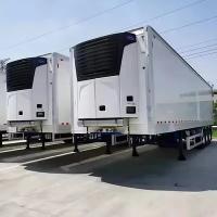 China Q345B T700 Steel Material Heavy Load 40/45/53FT Refrigerated Van Semi Trailer with Reefer Power Unit for sale