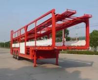 China Max Payload 40 Ton 2 Axles Double Decks 8 Car /6 Car Capacity Car SUV Transporting Trailer for sale