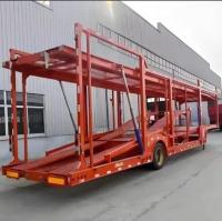 China Max Payload 40 Ton 2 Axles Double Decks 8 Car /6 Car Capacity Car SUV Transporting Trailer for sale