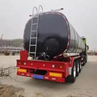 China 3 Axles Transport Asphalt Bitumen Tanker Semi Trailer with Heated Truck Trailer for sale