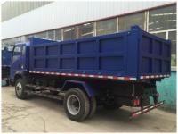 China Blue Light Dump Truck 4X2 with Fuel Tank Capacity 200-300L for sale