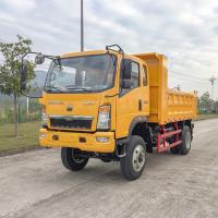 China Blue Light Dump Truck 4X2 with Fuel Tank Capacity 200-300L for sale