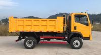China Blue Light Dump Truck 4X2 with Fuel Tank Capacity 200-300L for sale