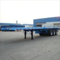 China CIMC 3AXLES FLATBED SEMI TRAILER HEAVY DUTY TRANSPORTATION for sale