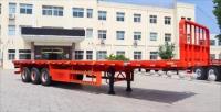 China CIMC 3AXLES FLATBED SEMI TRAILER HEAVY DUTY TRANSPORTATION for sale