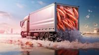 China Diesel Fuel Type Refrigerator Box Semi Trailer 30T Load Capacity for sale