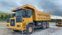 China MANUAL TRANSMISSION TYPE WIDE BODY MINING DUMP TRUCK 6x4 2 PASSENGERS for sale