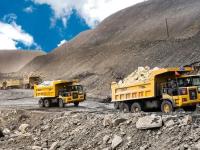 China MANUAL TRANSMISSION TYPE WIDE BODY MINING DUMP TRUCK 6x4 2 PASSENGERS for sale
