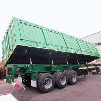 China 3-Axles Tipping Coal Mine Transportation Semi Trailer for sale