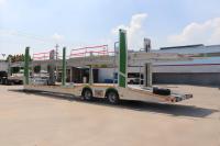 China Whole Vehicle HDG SAF Axle Air Suspension JOST Leg Weichbro EBS Screw Lift Car Carrier Semi Trailer for sale