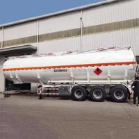 China Mechanical Suspension Fuel Tanker Semi Trailer 30000kg Max Payload for sale