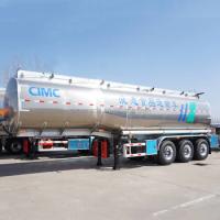 China Mechanical Suspension Fuel Tanker Semi Trailer 30000kg Max Payload for sale