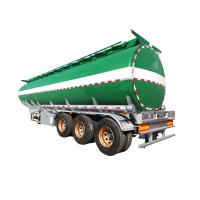 China Mechanical Suspension Fuel Tanker Semi Trailer 30000kg Max Payload for sale