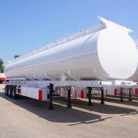 China Mechanical Suspension Fuel Tanker Semi Trailer 30000kg Max Payload for sale