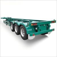 China Skeleton Semi Trailer Container Transportation Trailer for sale