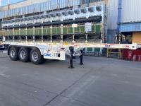 China Skeleton Semi Trailer Container Transportation Trailer for sale