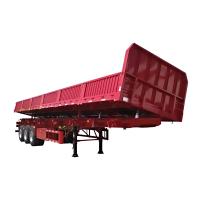China 3-Axles Side Tipping Coal Mine Transportation Semi Trailer for sale