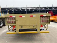 China Timber Coil And Steel Container Haulage Side Column Flatbed Semi Trailer for sale