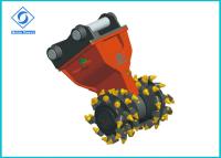 China Low Noise Drum Cutter For Excavator , Flexible Hydraulic Rotary Cutter HDC50 for sale