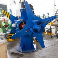 China Full Automatic Steel Coil 10 Ton Hydraulic Decoiler / Uncoiler with Station rotating Manual rotating 180° for sale