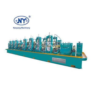 China Nanyang Industrial Pipe Processing Machinery API Automatic Tube Erw Mill with 1080000W Power and 15-50M/Min Milling Speed for sale