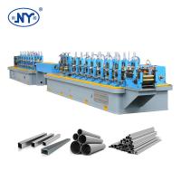 China High Frequency Power 200KW Nanyang Automatic Carbon Steel Square and Rectangular Tube Production Line for Glass Screen Wall for sale