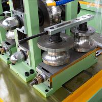 China High frequency power 250KW Nanyang Automatic ERW / HF Welding Steel Square Tube Making Machine Pipe Mill for Building Material Shops for sale