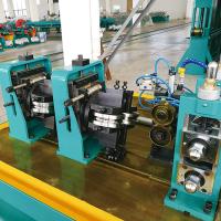 China 24m*3.1m*1.7m Nanyang Iron Tube Making Machine / Friction Saw Cutting System / Automatic Steel Pipe Welding Machine for sale