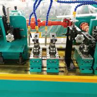 China 24m*3.1m*1.7m Nanyang Iron Tube Making Machine / Friction Saw Cutting System / Automatic Steel Pipe Welding Machine for sale