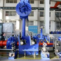 China 24m*3.1m*1.7m Nanyang Iron Tube Making Machine / Friction Saw Cutting System / Automatic Steel Pipe Welding Machine for sale
