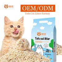 China 6L Plant Tofu Litter Sand Degradable No Odor Cat Litter Eco Friendly for sale