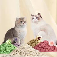 China Plant Tofu Litter Sand ODM Clean Deodorization Pretty Litter Flushable for sale