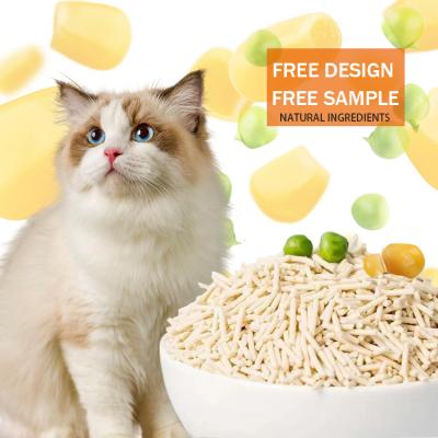China Tofu Cat Litter Sand Custom Logo Free Samples Fast Delivery Easy Scooping Advanced Odor Lock 99% Dust-free for sale