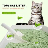 China Biodegradable Low Dust Fast Clumping Tofu Cat Litter Sand with Customizable Packaging for sale