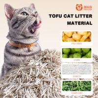 China OEM ODM Tofu Cat Litter Sand Flushable Kitty Litter Customized for sale