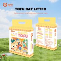 China Wholesale Less Scattering Flushable Low Dust & Non-Irritating Odor Inhibition Tofu Cat Litter 10kg / 22lb for sale