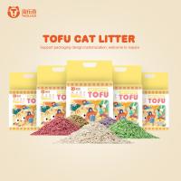 China Wholesale Quick Clumping Flushable Tofu Cat Litter Pellets with Customizable Flavors for sale
